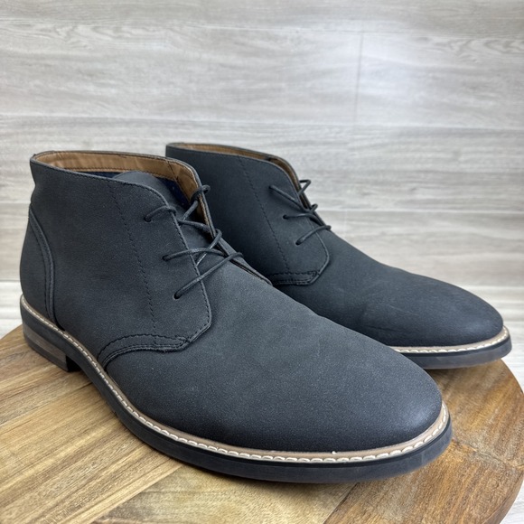 Rye | Shoes | Hawker Rye Mens 2 Dark Charcoalblack Chukka Lace Up Boots ...